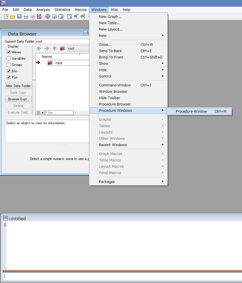 IGORプログラミング：データの一括処理に至る道①：関数のつくり方 | a capriccio