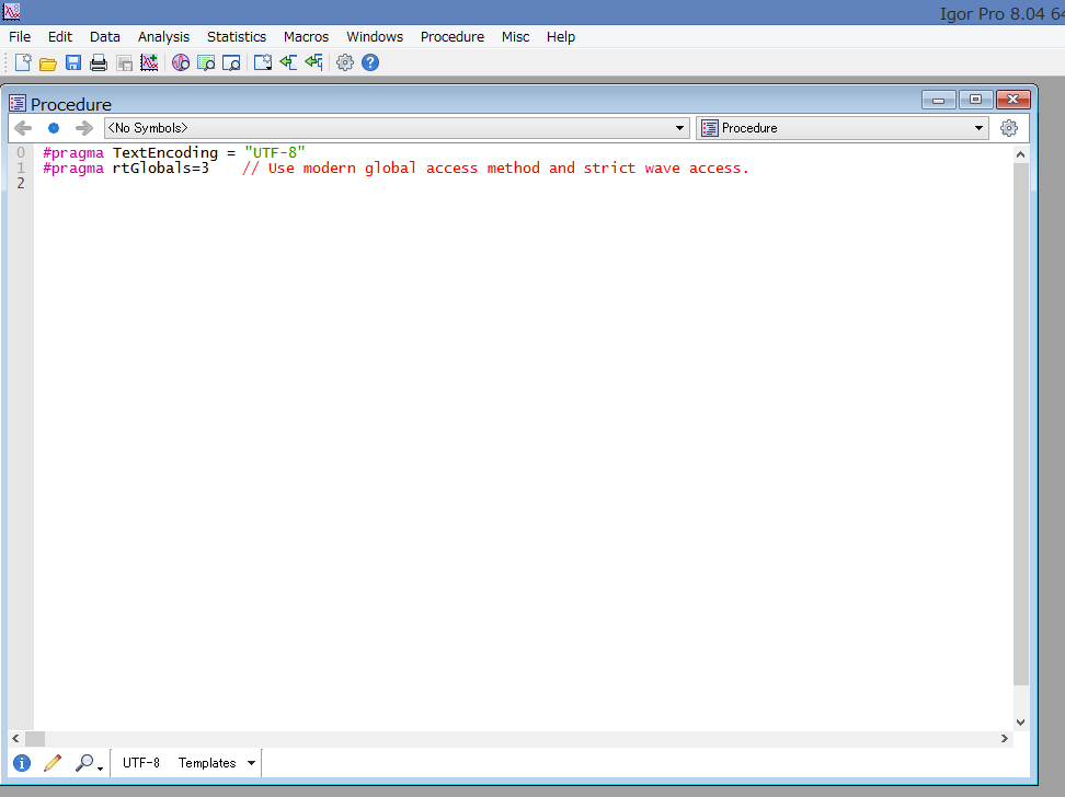 IGORプログラミング：データの一括処理に至る道①：関数のつくり方 | a capriccio